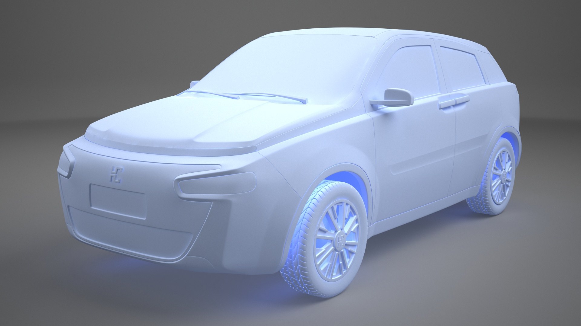 Generic SUV-Crossover Electric 3D Model - TurboSquid 2087119
