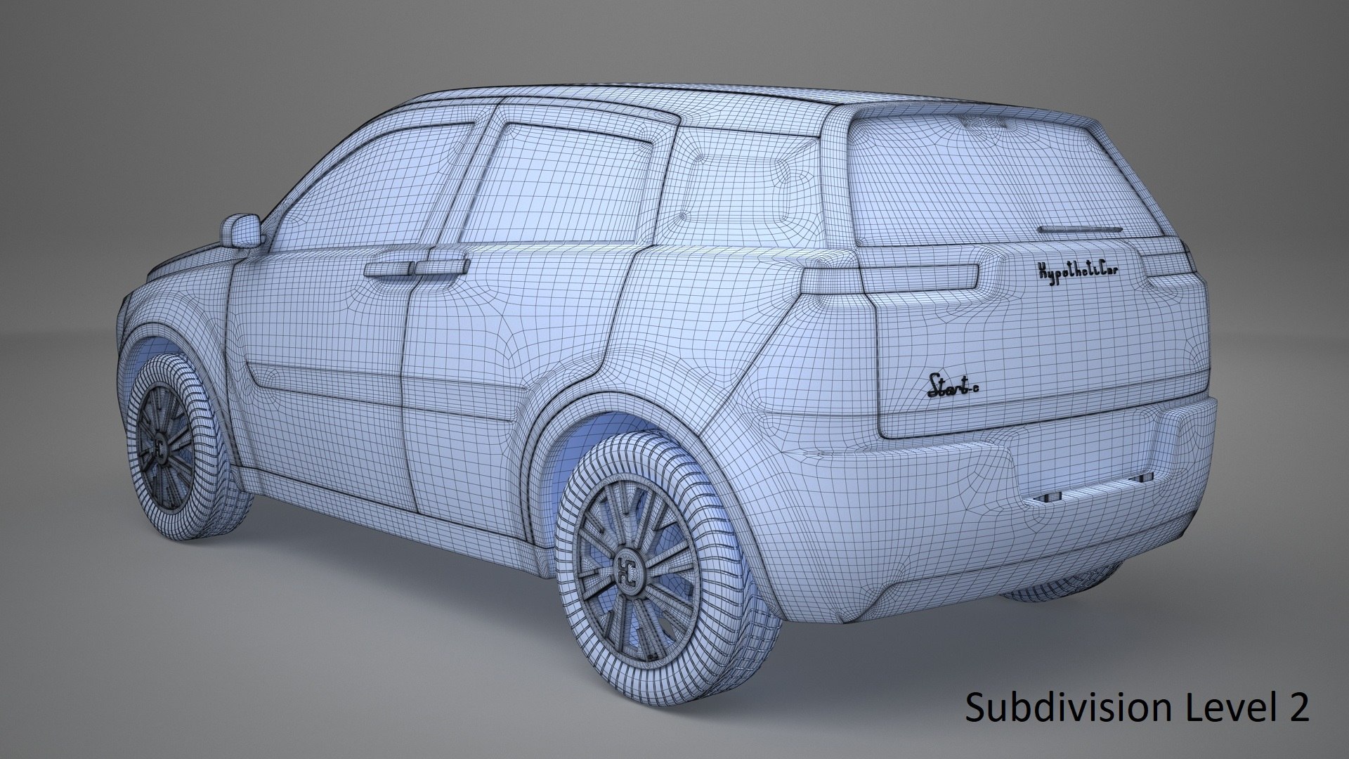 Generic SUV-Crossover Electric 3D Model - TurboSquid 2087119