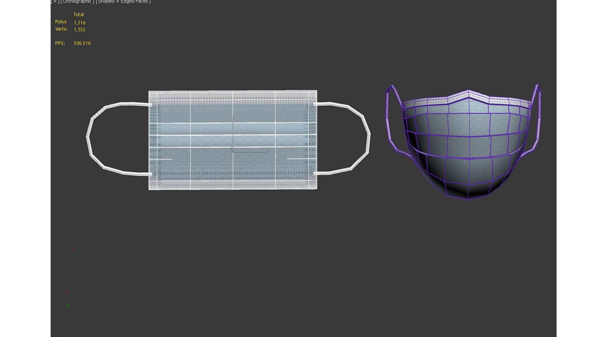 3D Surgical Mask - TurboSquid 2339063