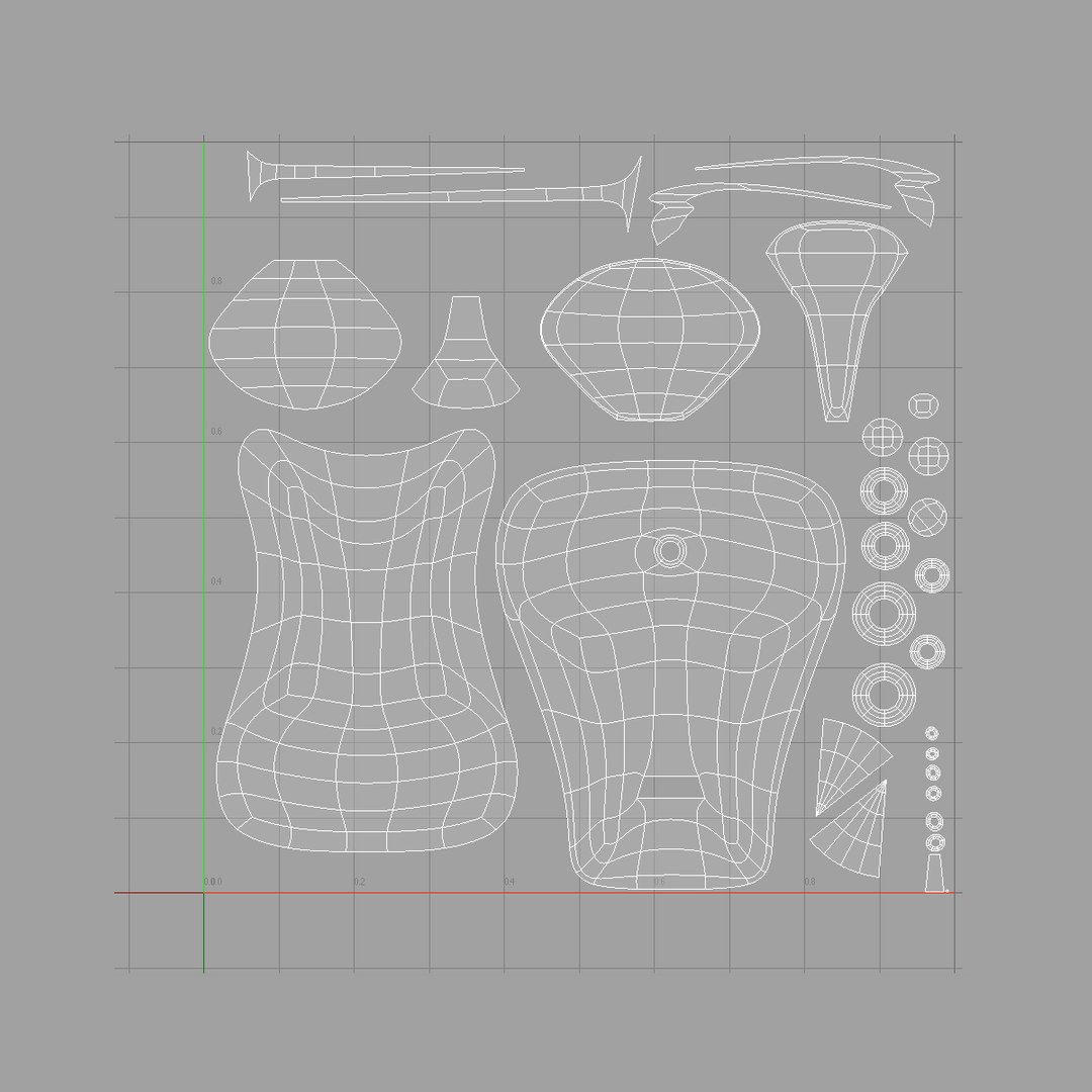 3d Futuristic Float Chair Model