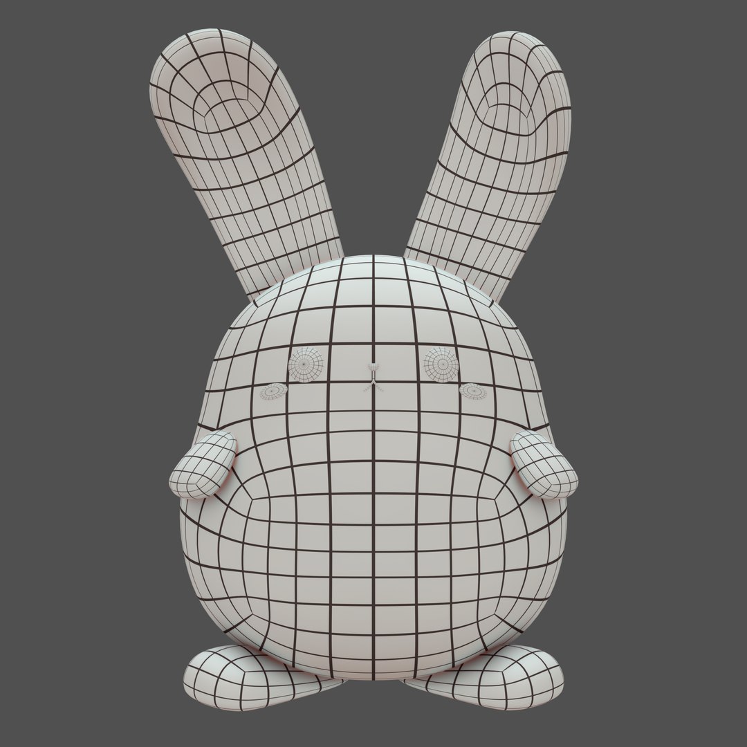 Plush Rabbit 3D Model - TurboSquid 1717688