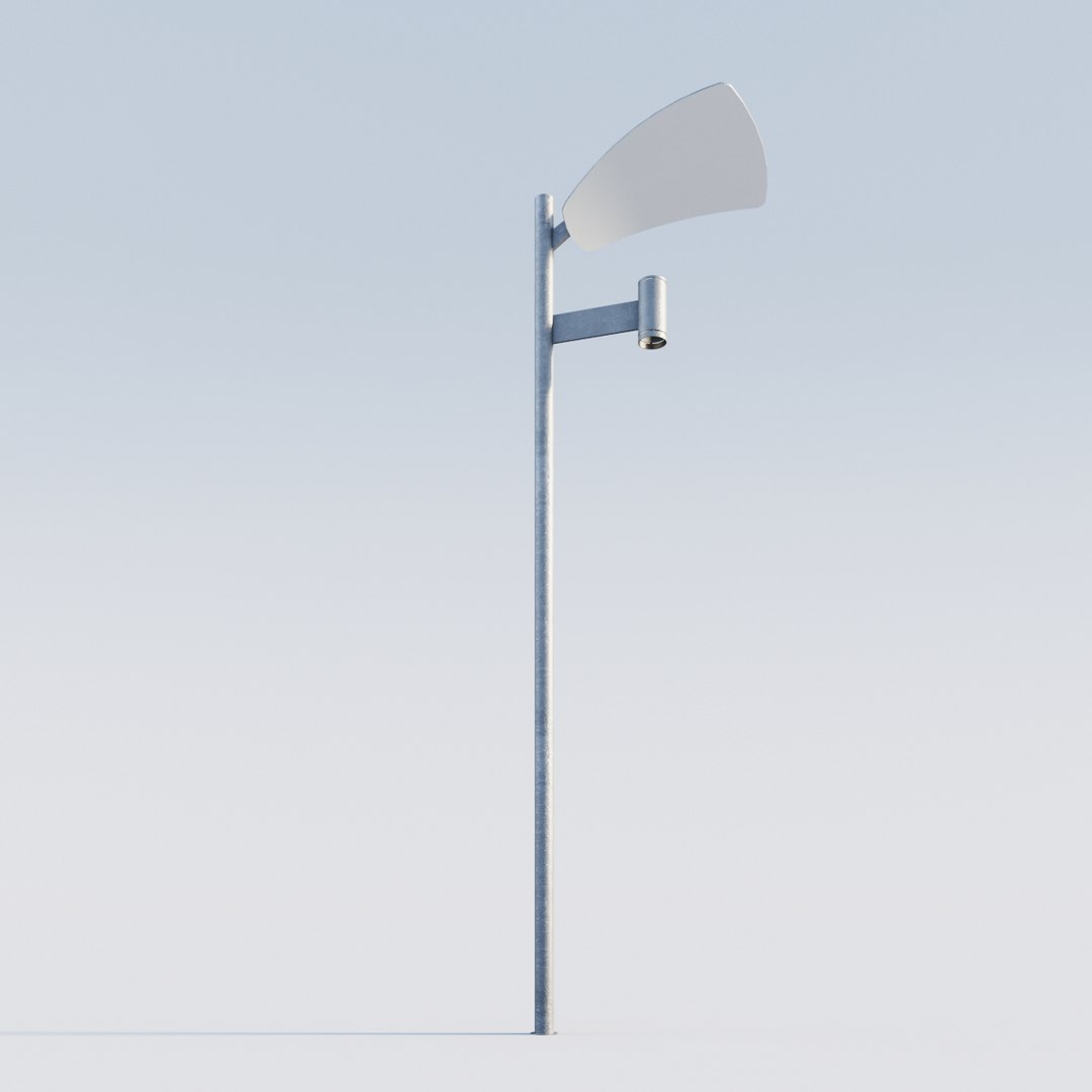 3d street lamp model
