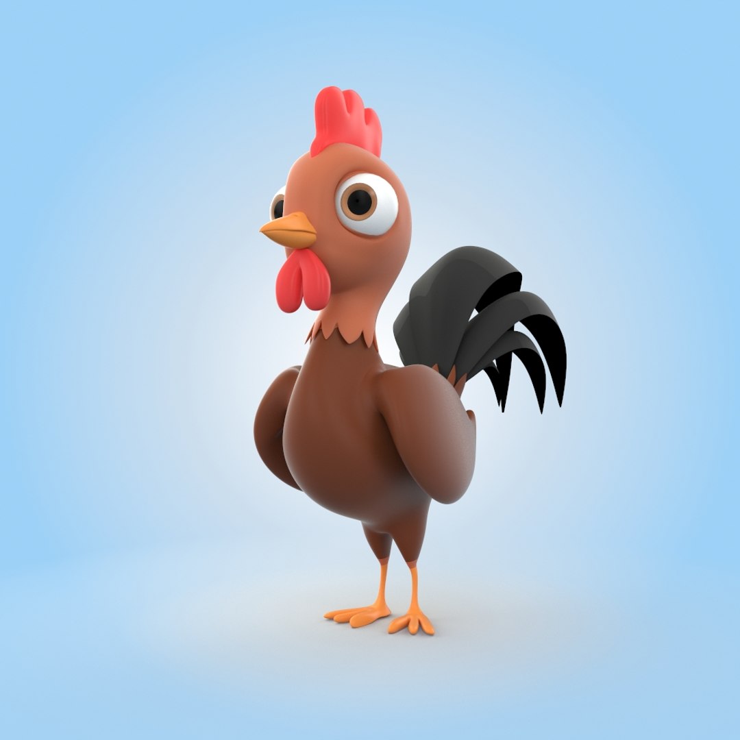 3D Rooster Model - TurboSquid 1839615