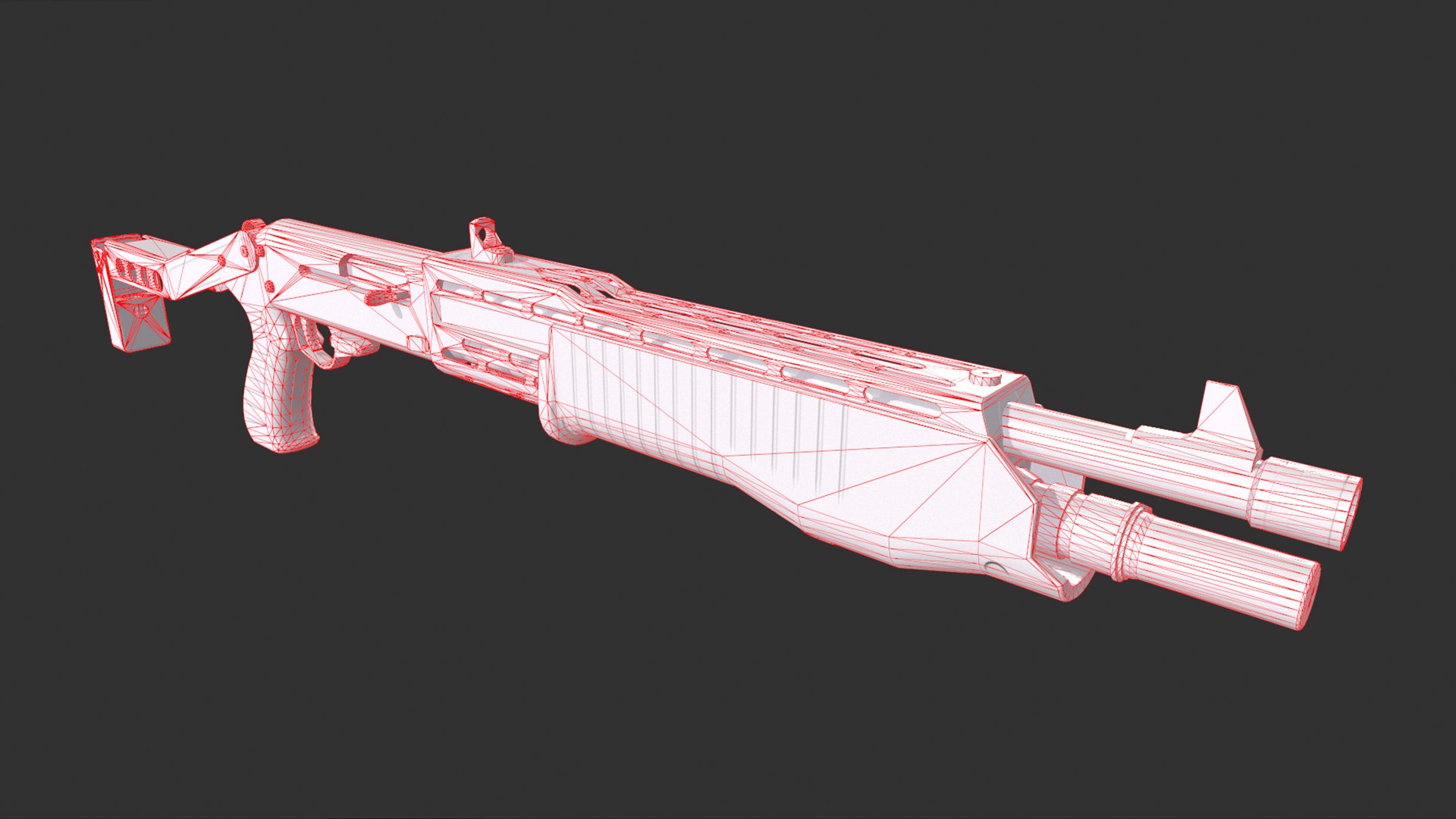 Franchi SPAS 12 3D Model - TurboSquid 1778458