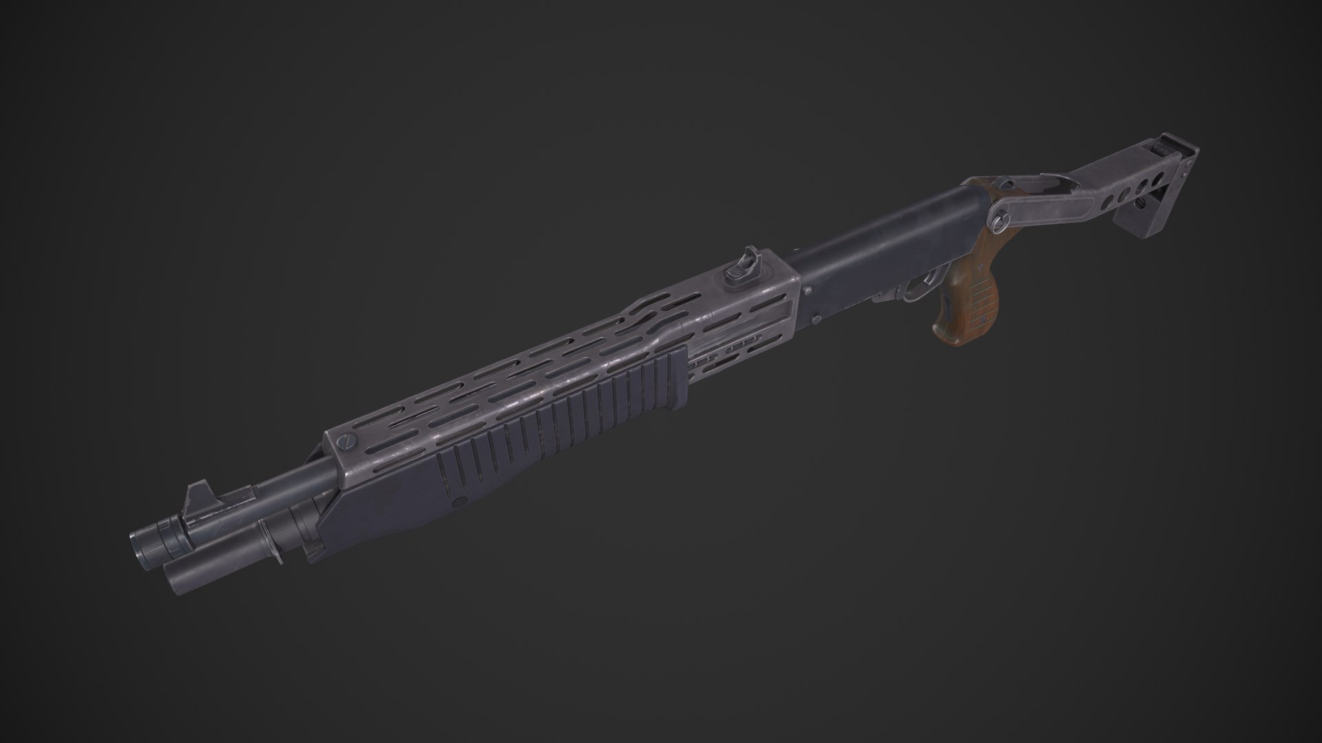 Franchi SPAS 12 3D Model - TurboSquid 1778458