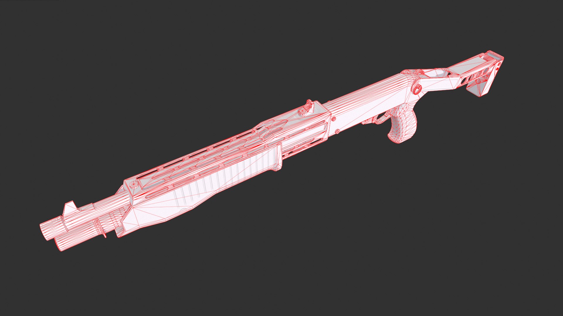 Franchi SPAS 12 3D Model - TurboSquid 1778458