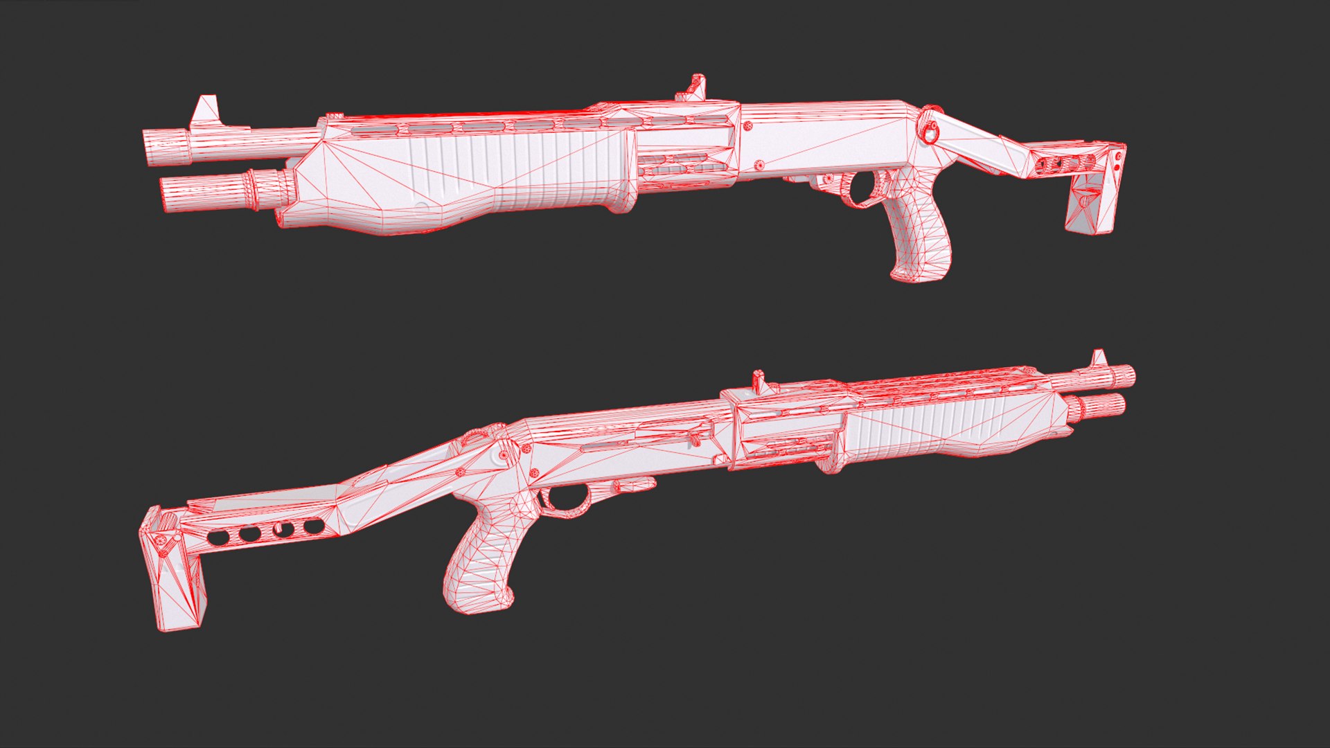 Franchi SPAS 12 3D Model - TurboSquid 1778458