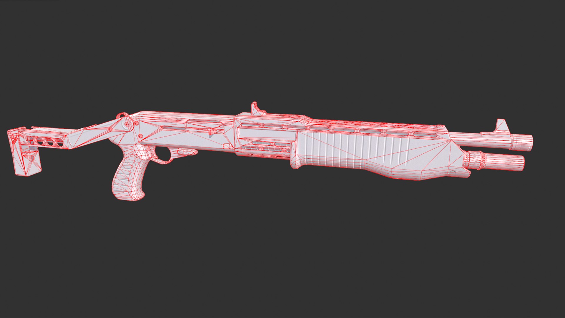 Franchi SPAS 12 3D Model - TurboSquid 1778458