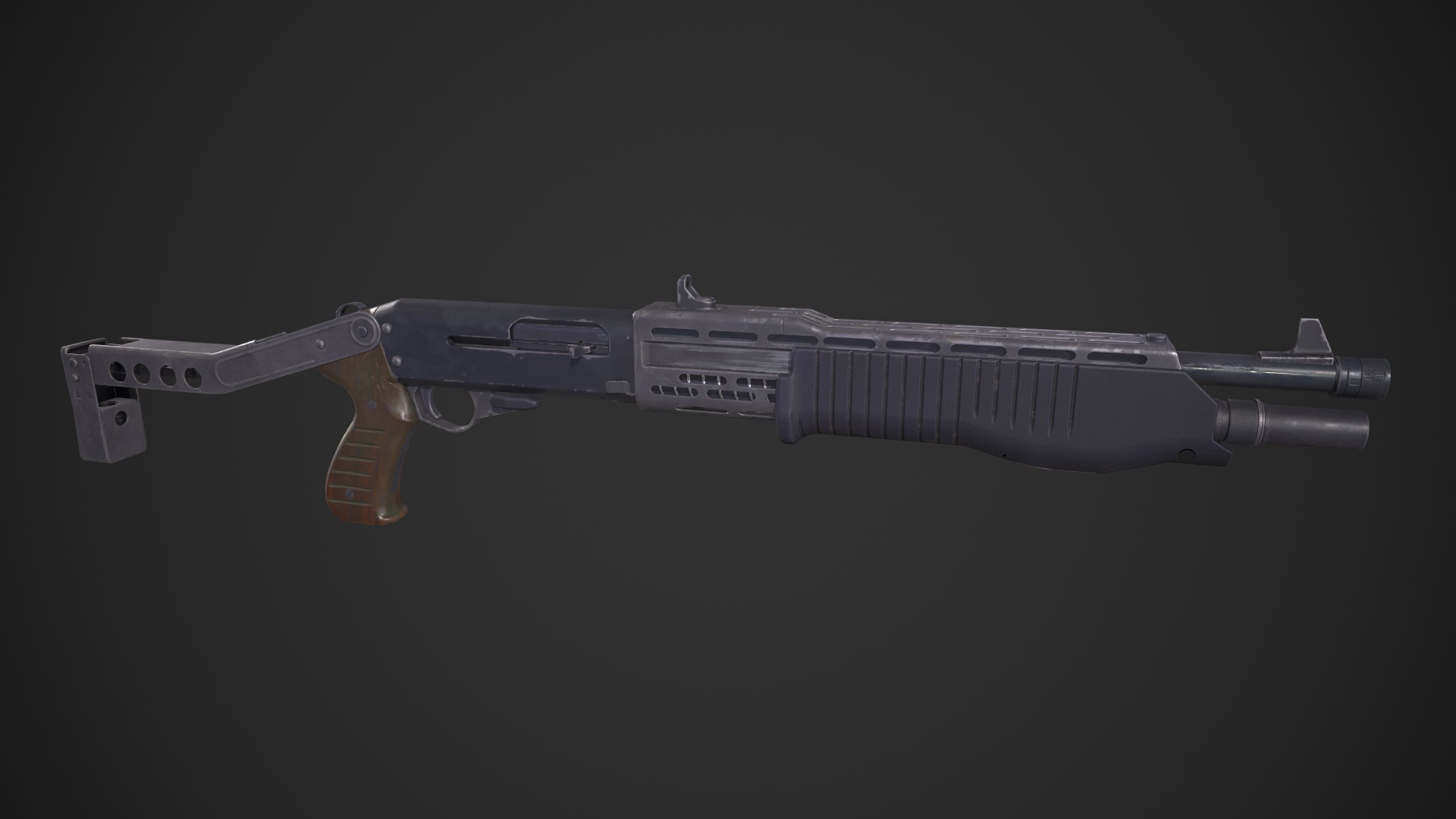 Franchi SPAS 12 3D Model - TurboSquid 1778458