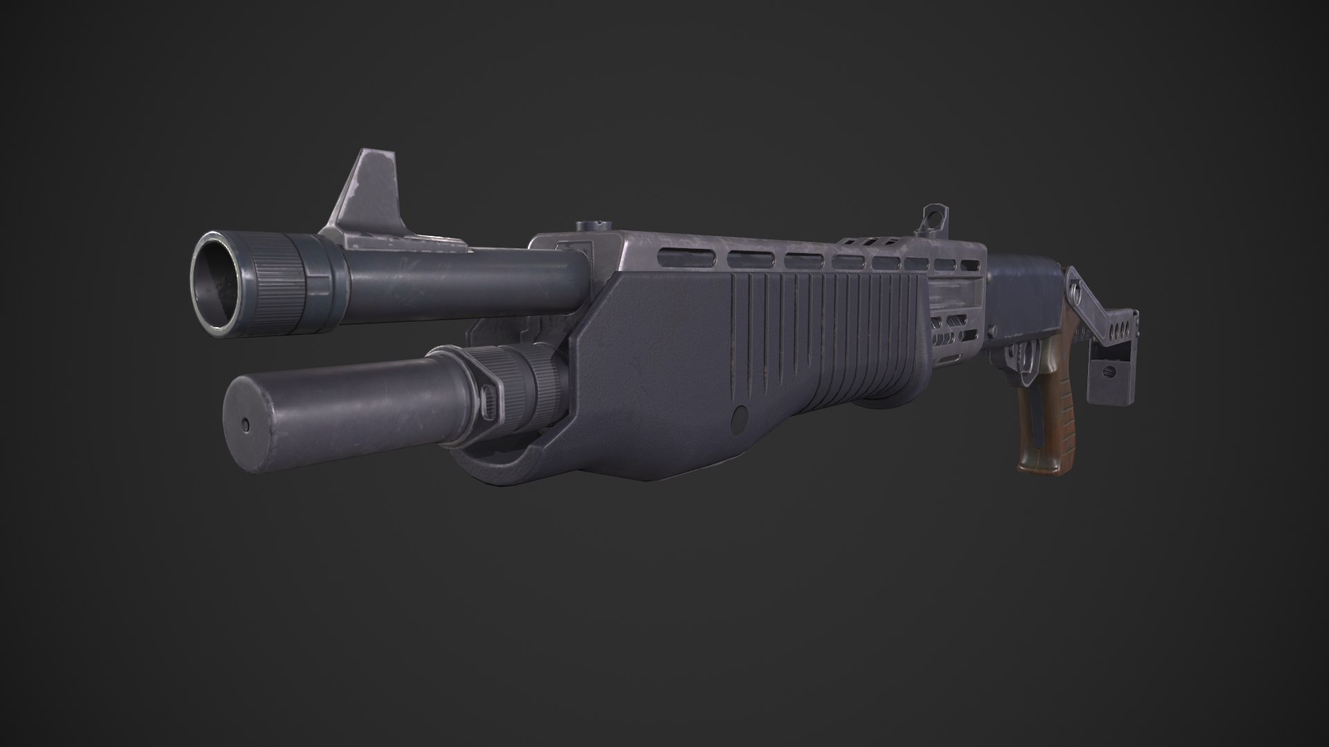 Franchi SPAS 12 3D Model - TurboSquid 1778458