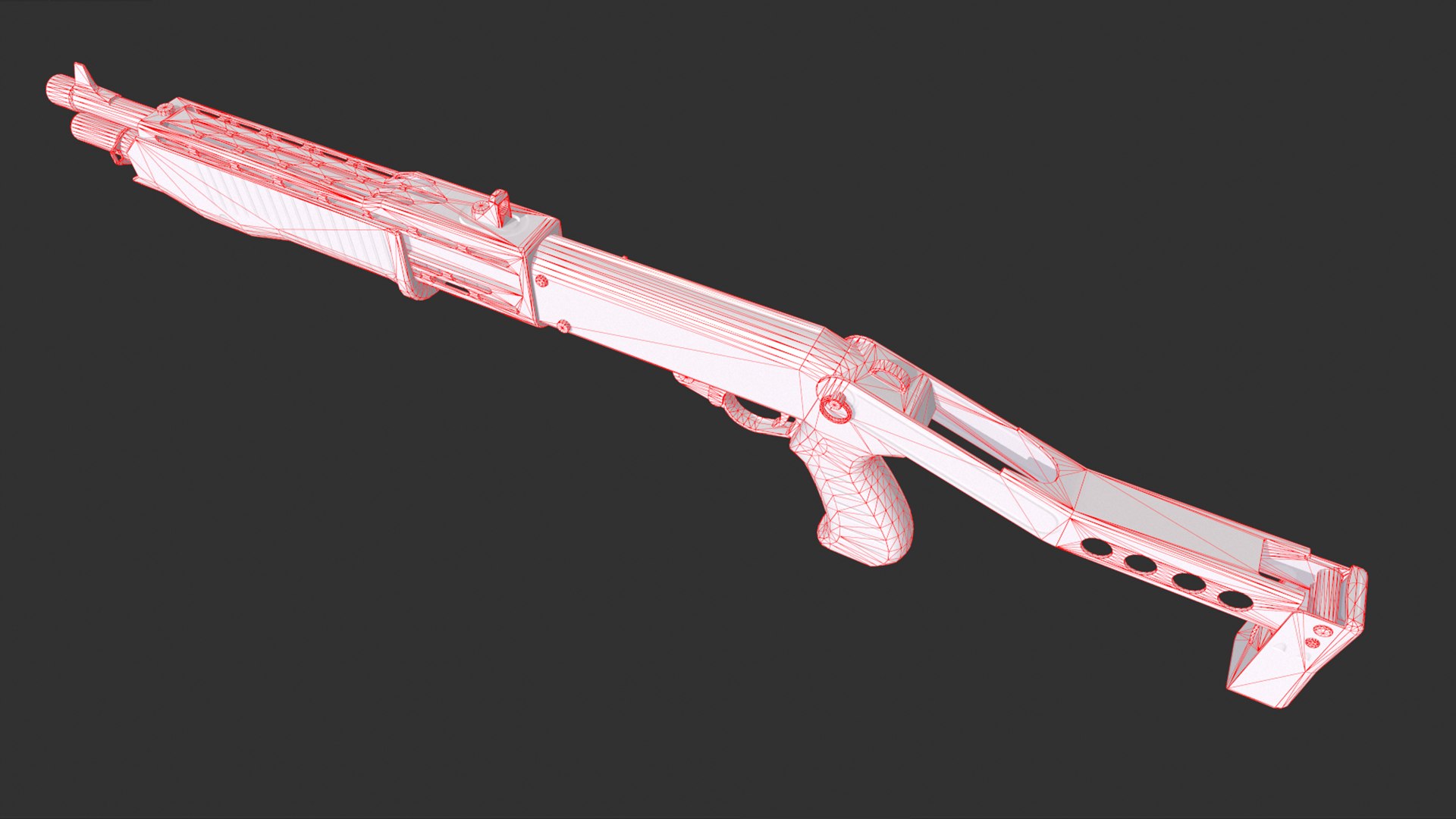 Franchi SPAS 12 3D Model - TurboSquid 1778458