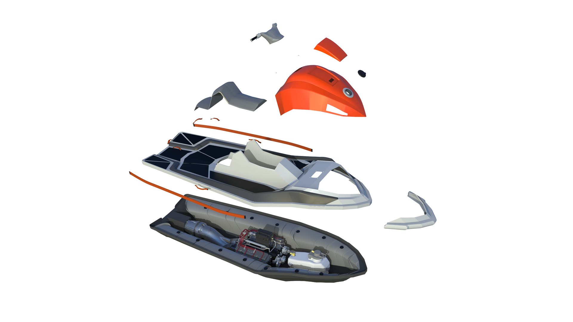 3D Jet Ski Model - TurboSquid 1733392