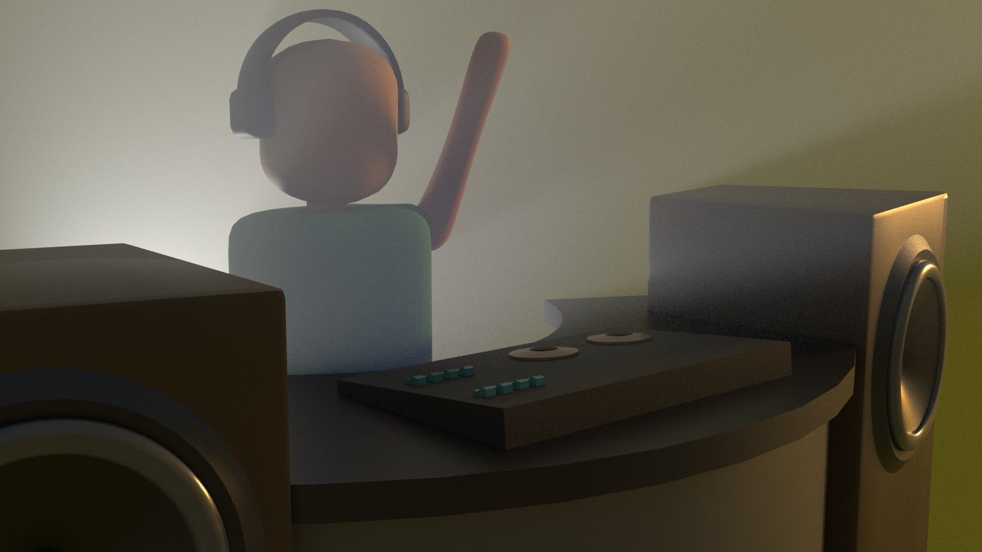 3D Model Dj Arm Bass - TurboSquid 1710725