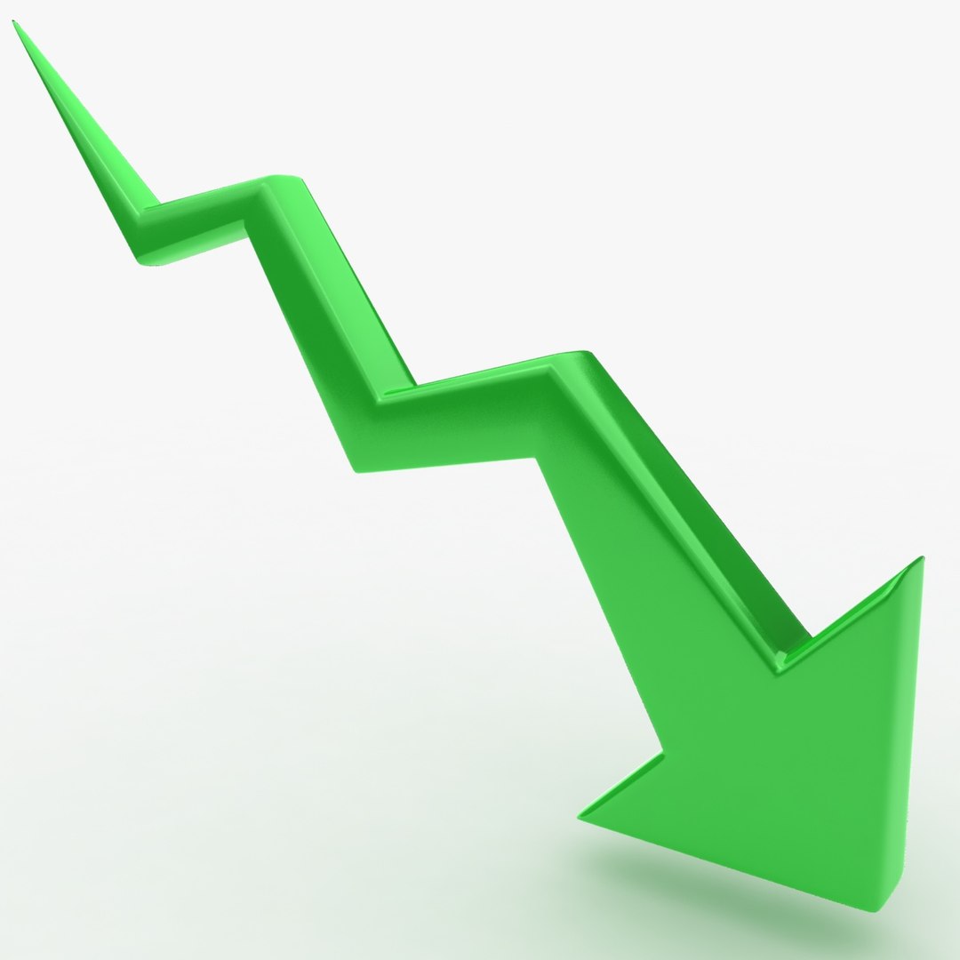 Trend Arrow 3d Model