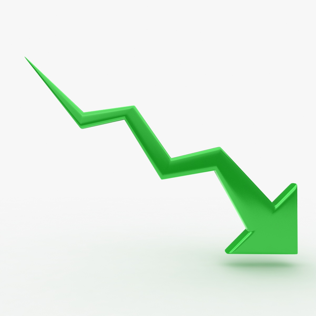 Trend Arrow 3d Model