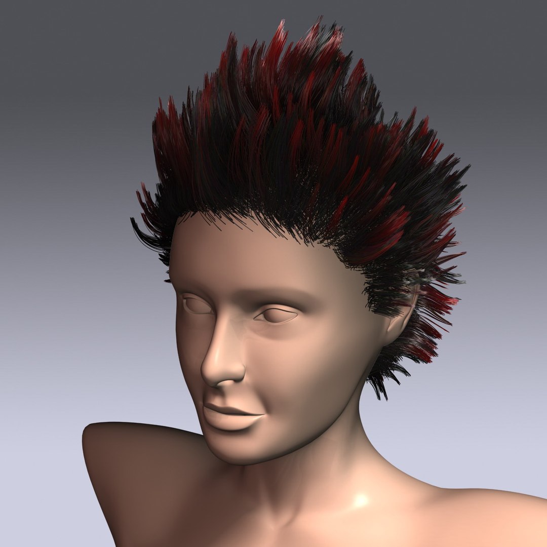 3d Hair Virtual Model