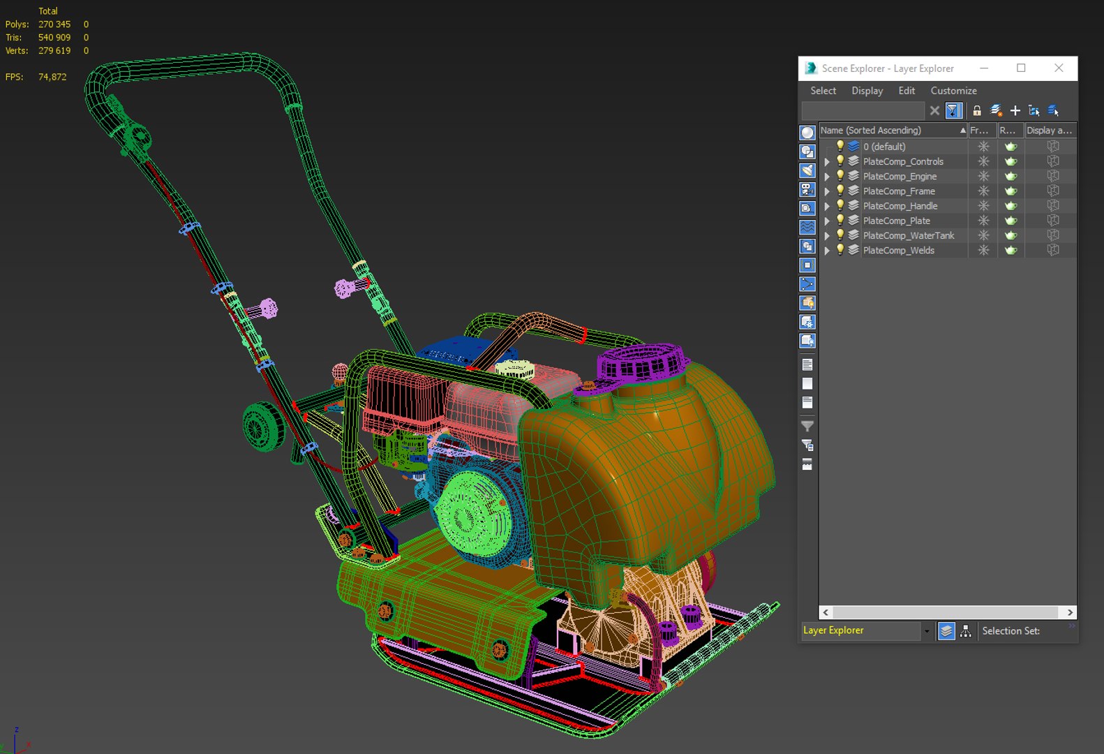 Plate Compactor Engine 3D - TurboSquid 1381534