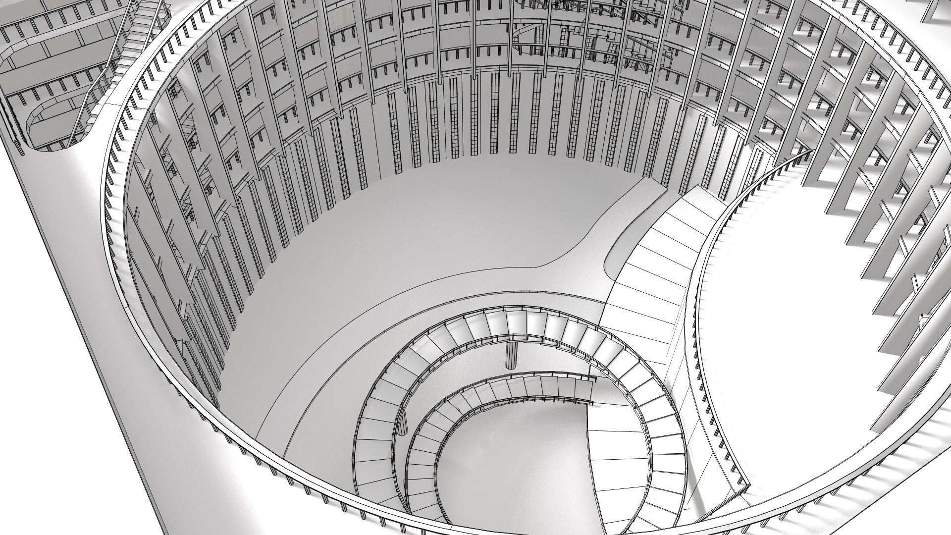 Benin National Assembly Hall Building 3D Model - TurboSquid 2184903