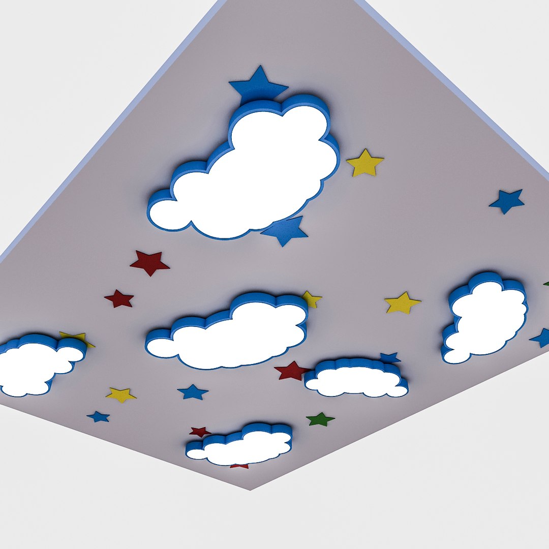 Kindergarten Ceiling 3D Model - TurboSquid 1547103