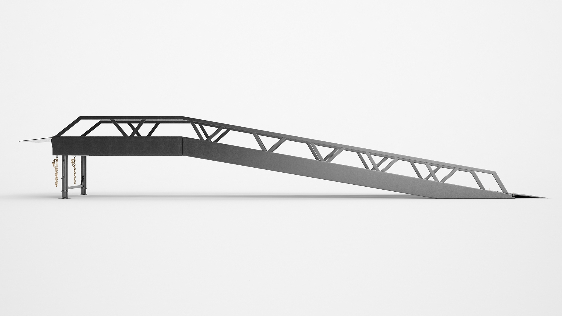 3D Used Portable Loading Ramp 01 - TurboSquid 1839320