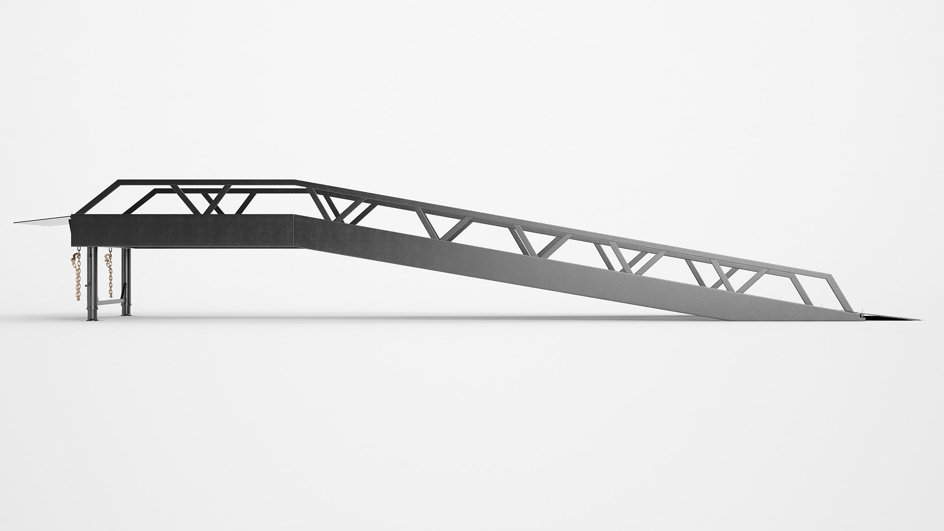 3D Used Portable Loading Ramp 01 - TurboSquid 1839320