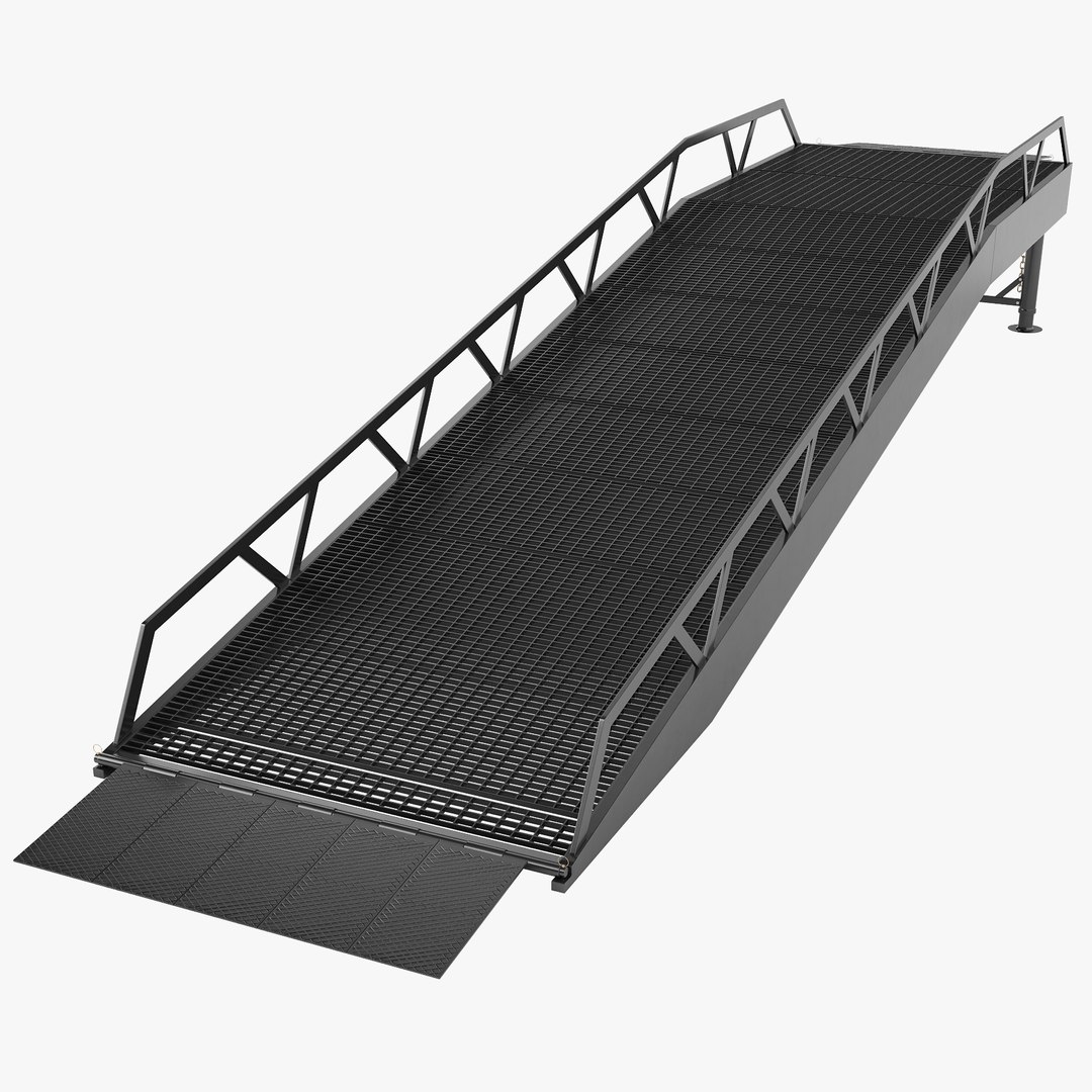 3D Used Portable Loading Ramp 01 - TurboSquid 1839320