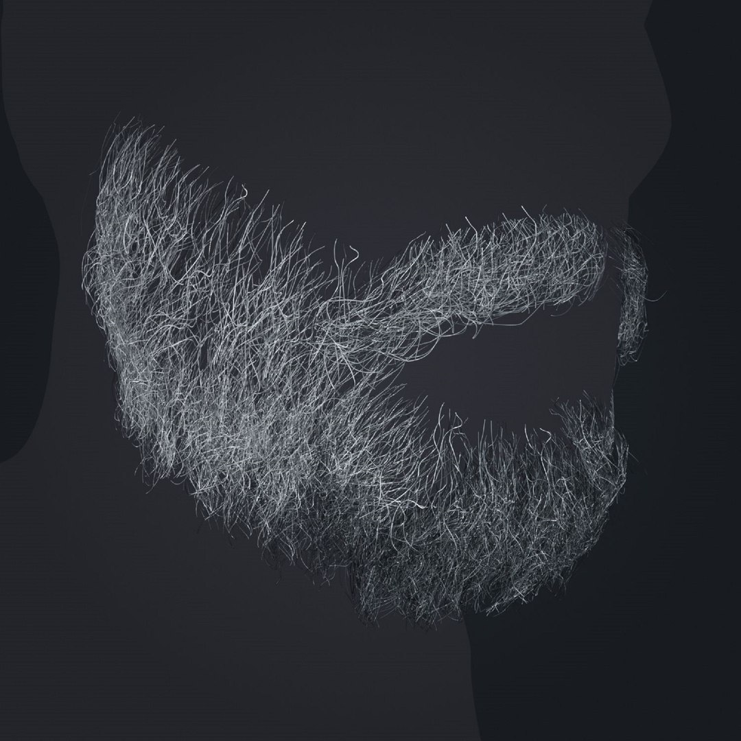3D Model Beard RealTime 1 Version 2 - TurboSquid 1879676