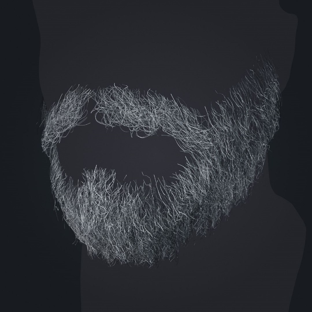 3D Model Beard RealTime 1 Version 2 - TurboSquid 1879676