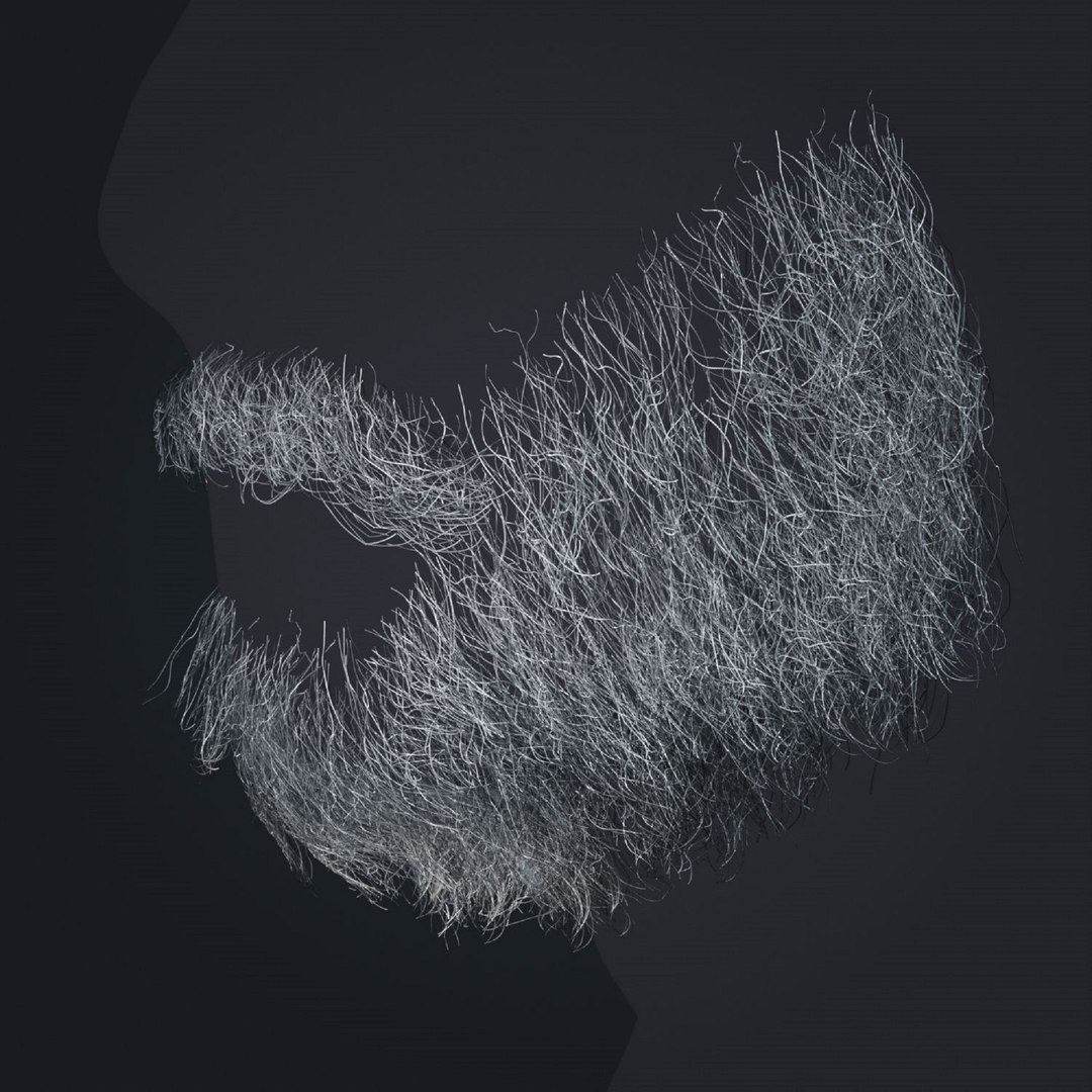 3D Model Beard RealTime 1 Version 2 - TurboSquid 1879676