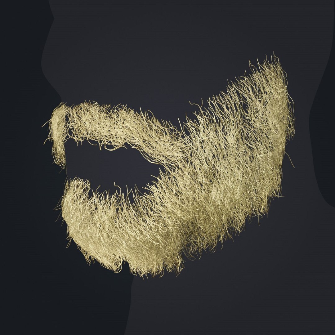3D Model Beard RealTime 1 Version 2 - TurboSquid 1879676