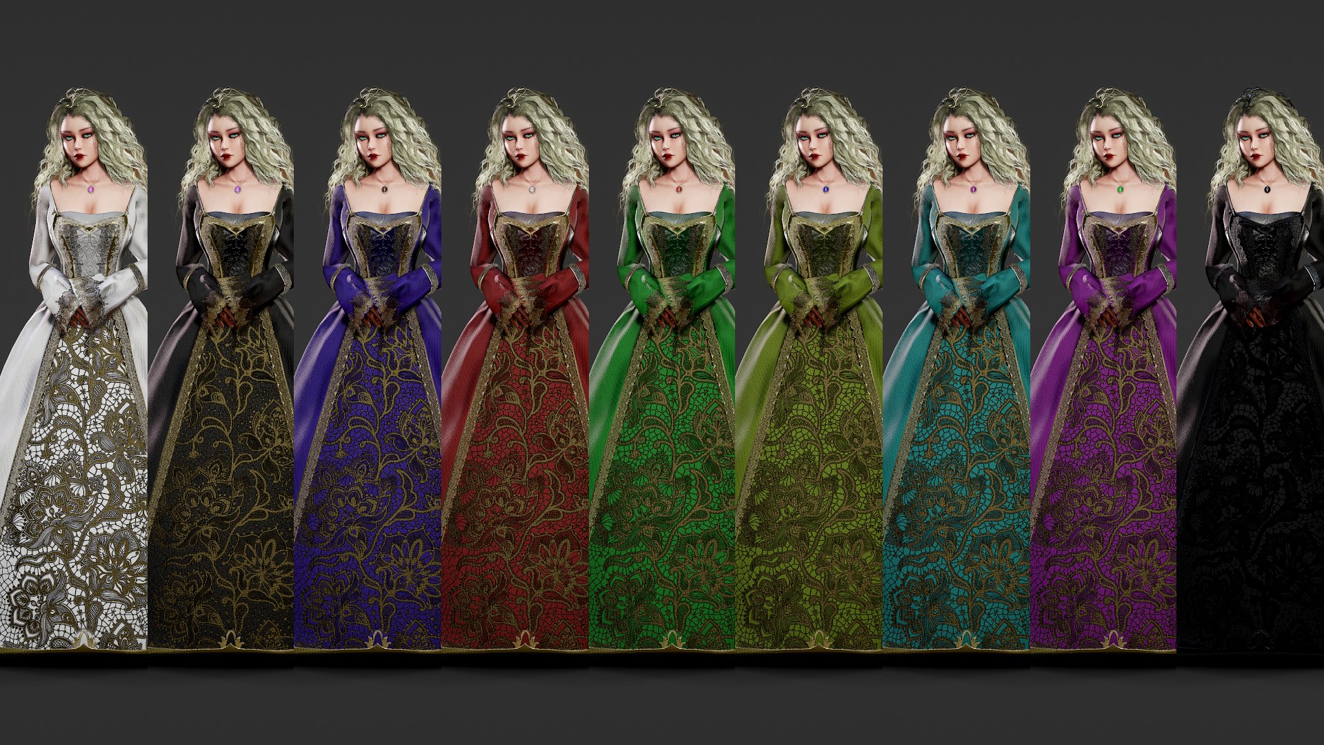 3D Noble Lady - TurboSquid 1967667