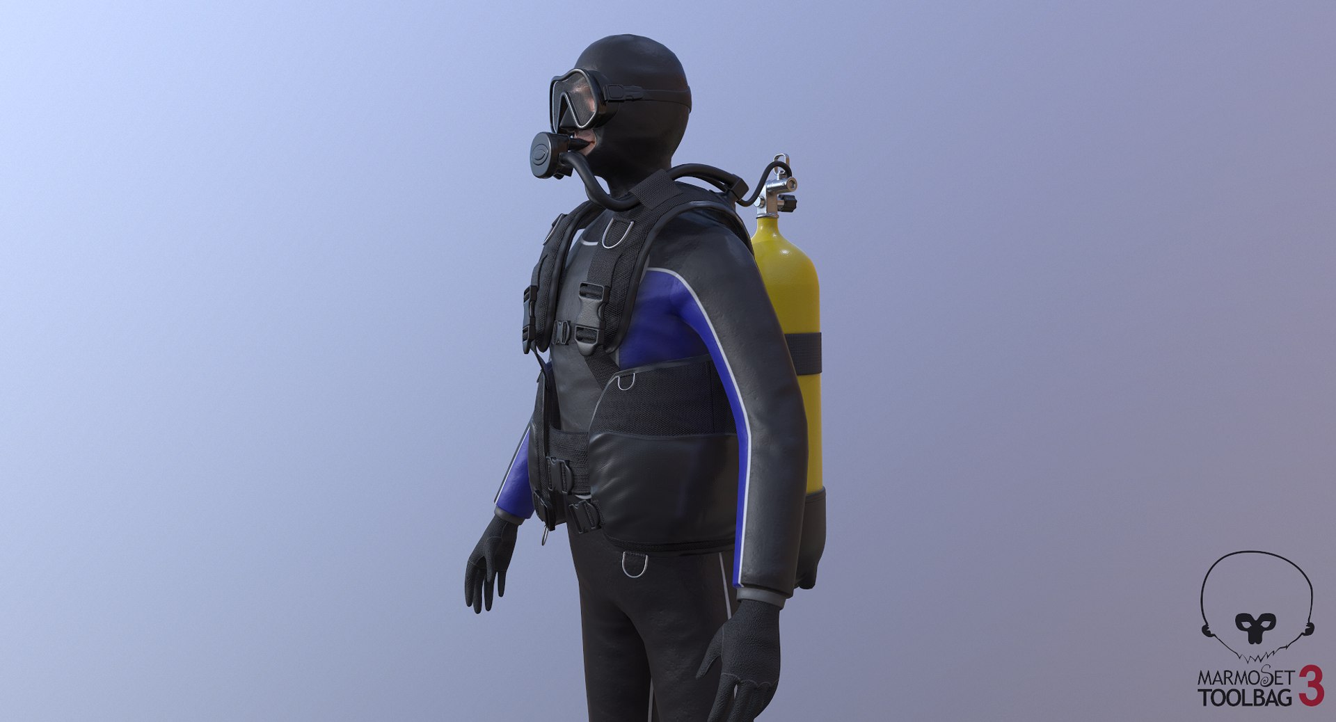 Scuba Diver 3D Model - TurboSquid 1275994