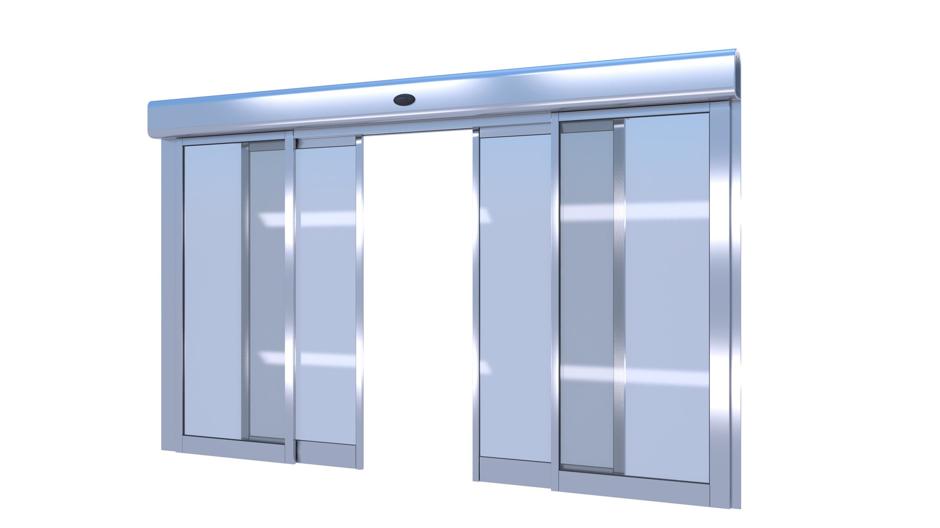 3D Automatic Sliding Door model - TurboSquid 1878736