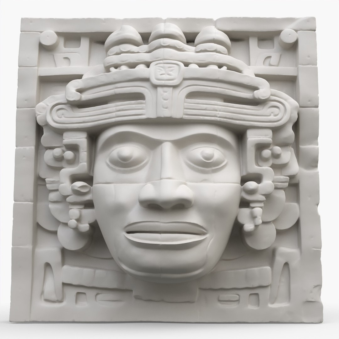 Mayan Sculpture 2 3D - TurboSquid 2213062