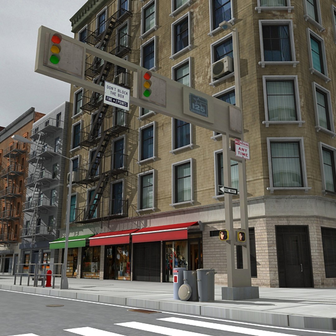 3d Model Downtown Buildings