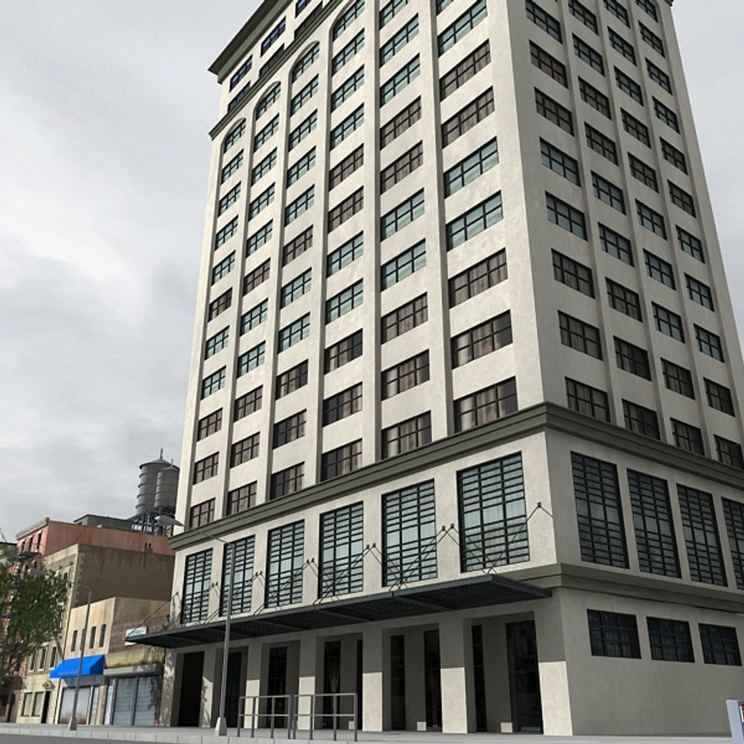 3d Model Downtown Buildings