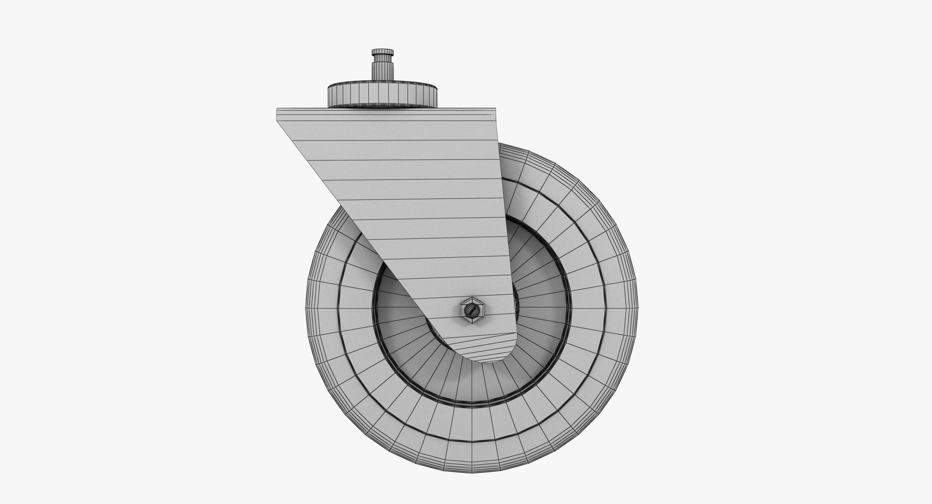 3D Caster Wheel - TurboSquid 1330520