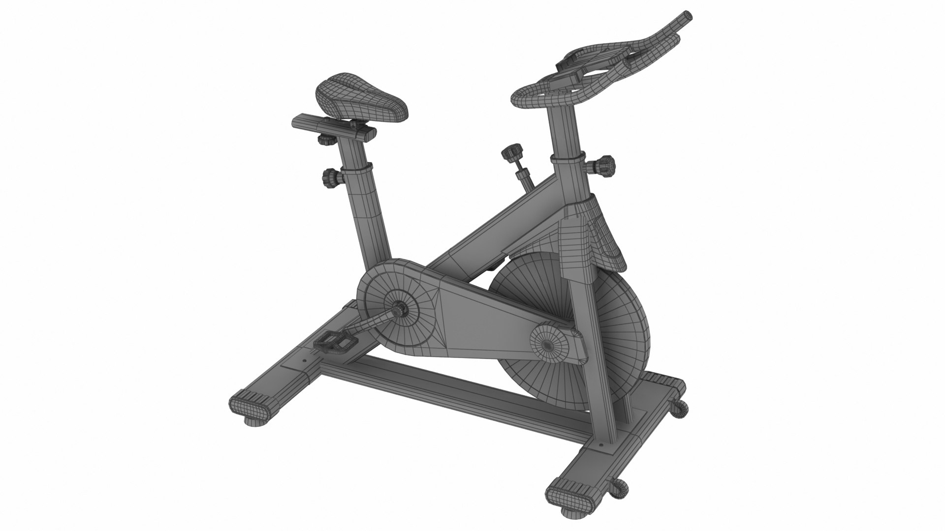 GYM Exercise Bike 3D - TurboSquid 1817498