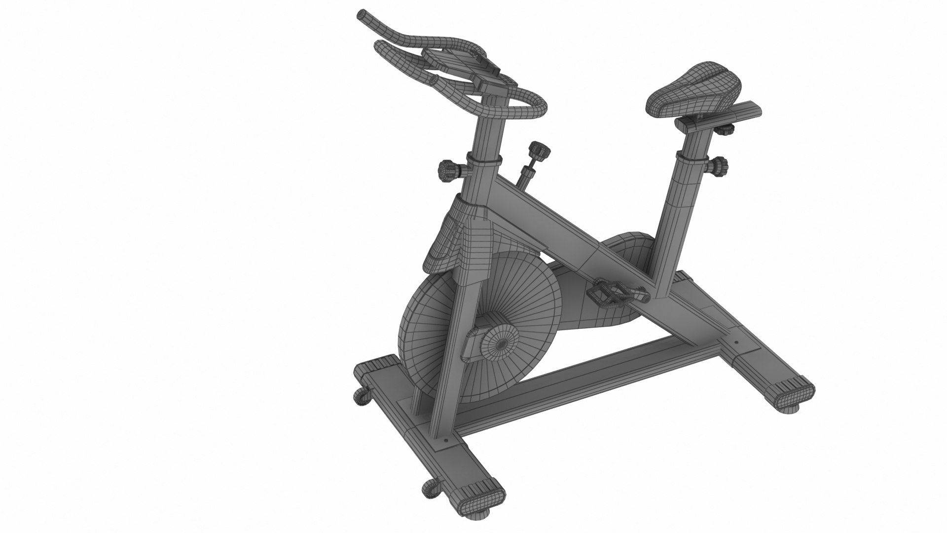 GYM Exercise Bike 3D - TurboSquid 1817498