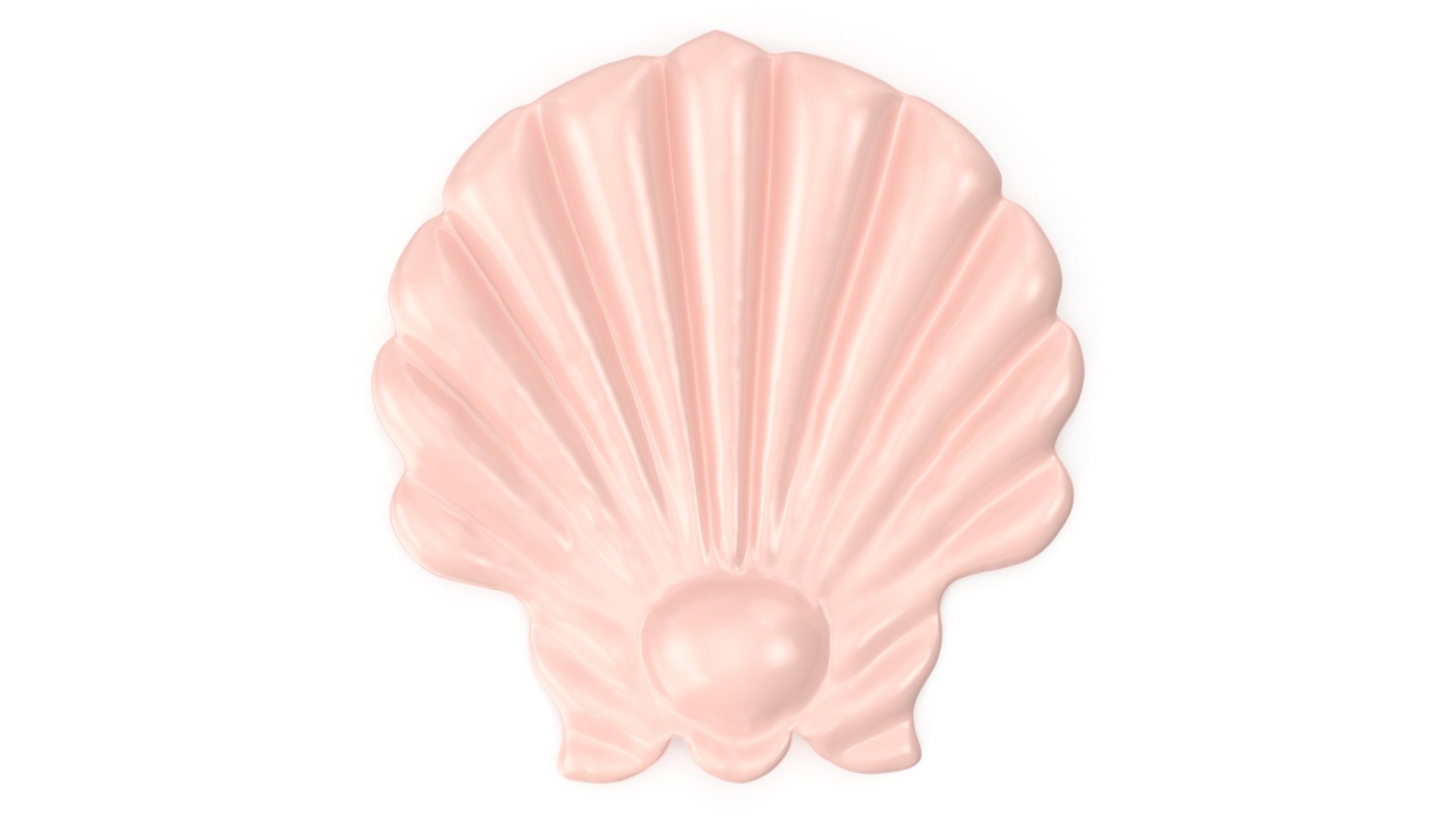 3D Giant Pink Seashell Pool Float Model - TurboSquid 1756706
