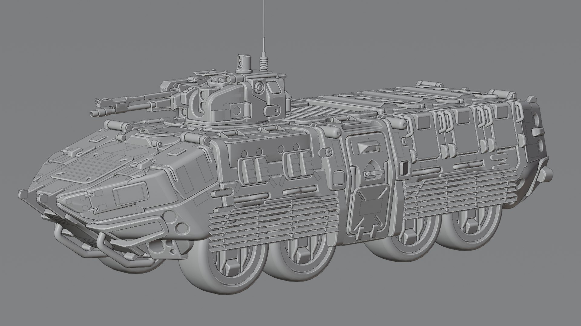 3D Light Tank Model - TurboSquid 2041255
