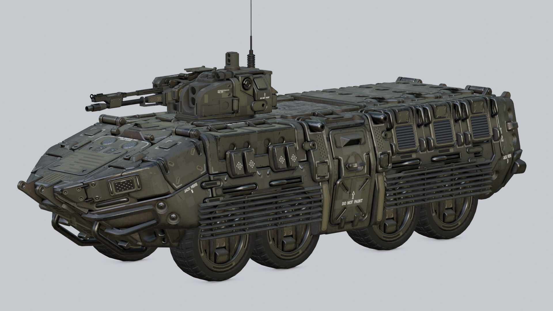 3D Light Tank Model - TurboSquid 2041255