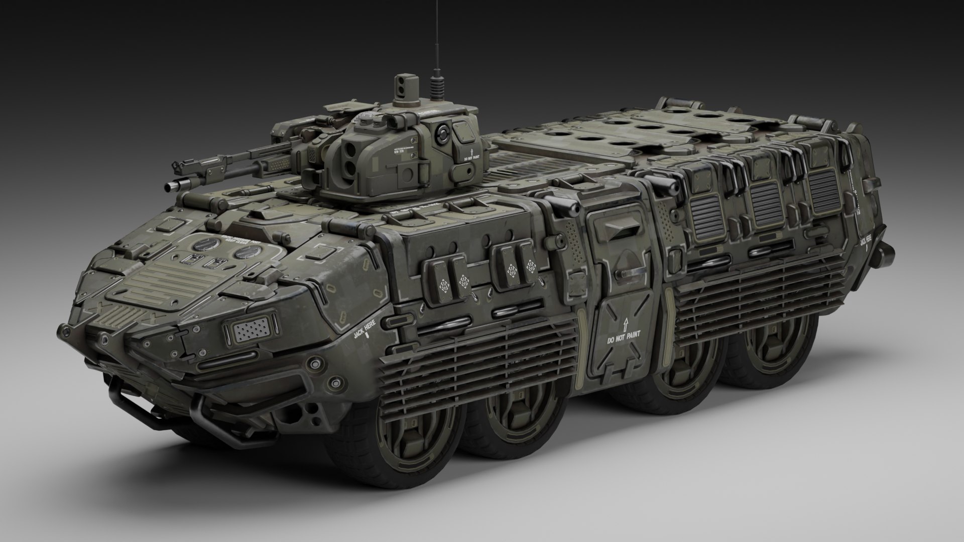3D Light Tank Model - TurboSquid 2041255