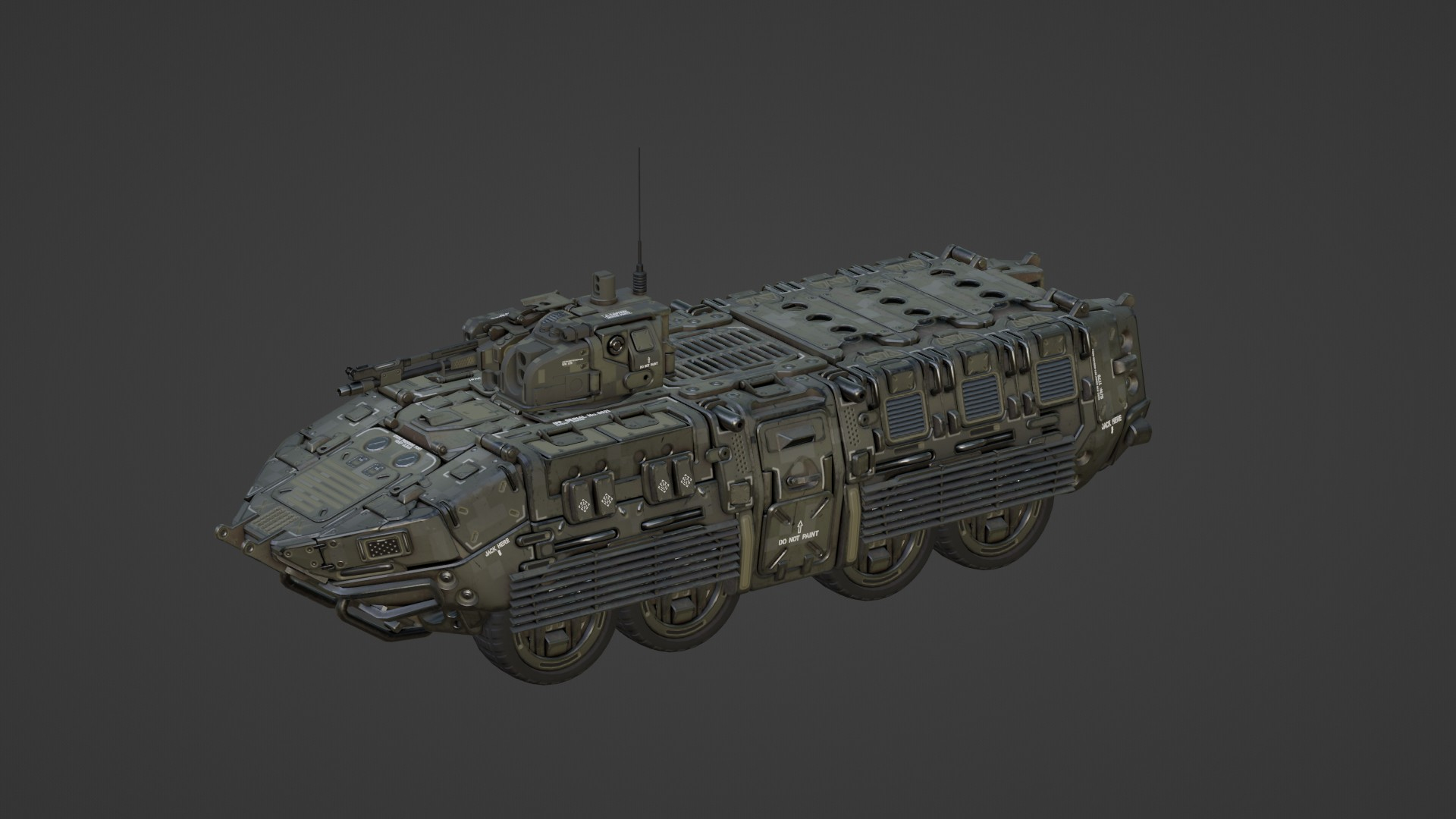 3D Light Tank Model - TurboSquid 2041255