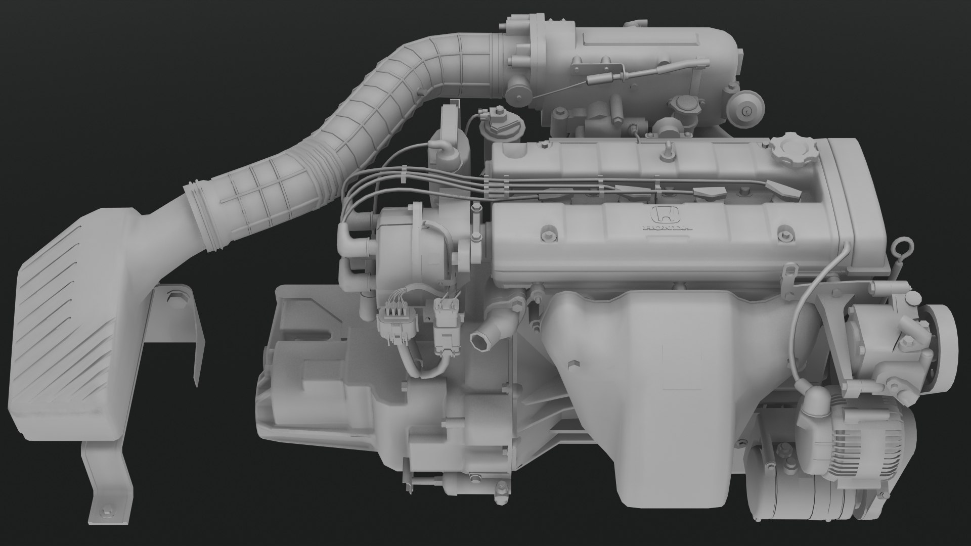 Honda Prelude H23a1 2 3D Model - TurboSquid 1549957