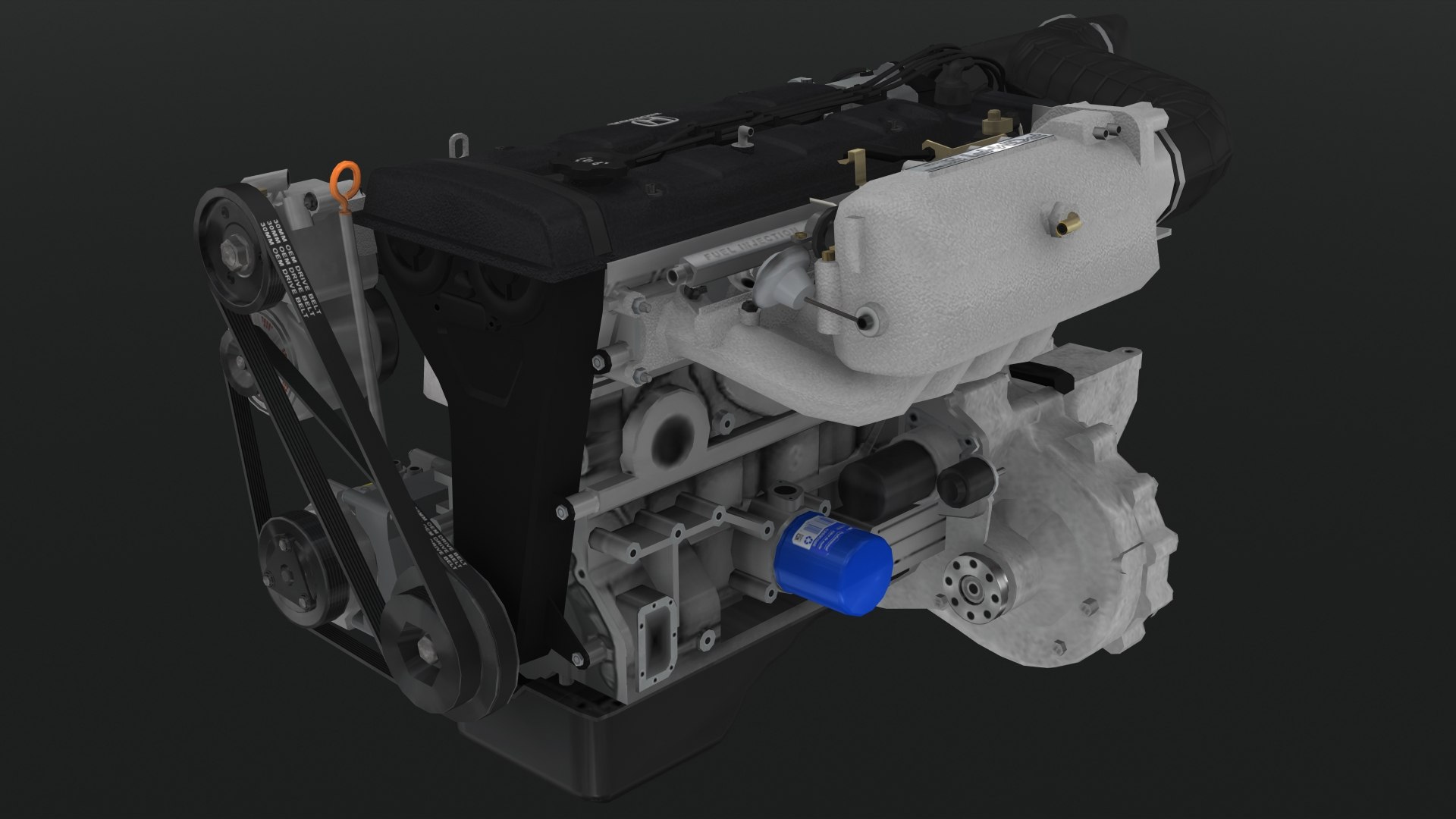 Honda Prelude H23a1 2 3D Model - TurboSquid 1549957