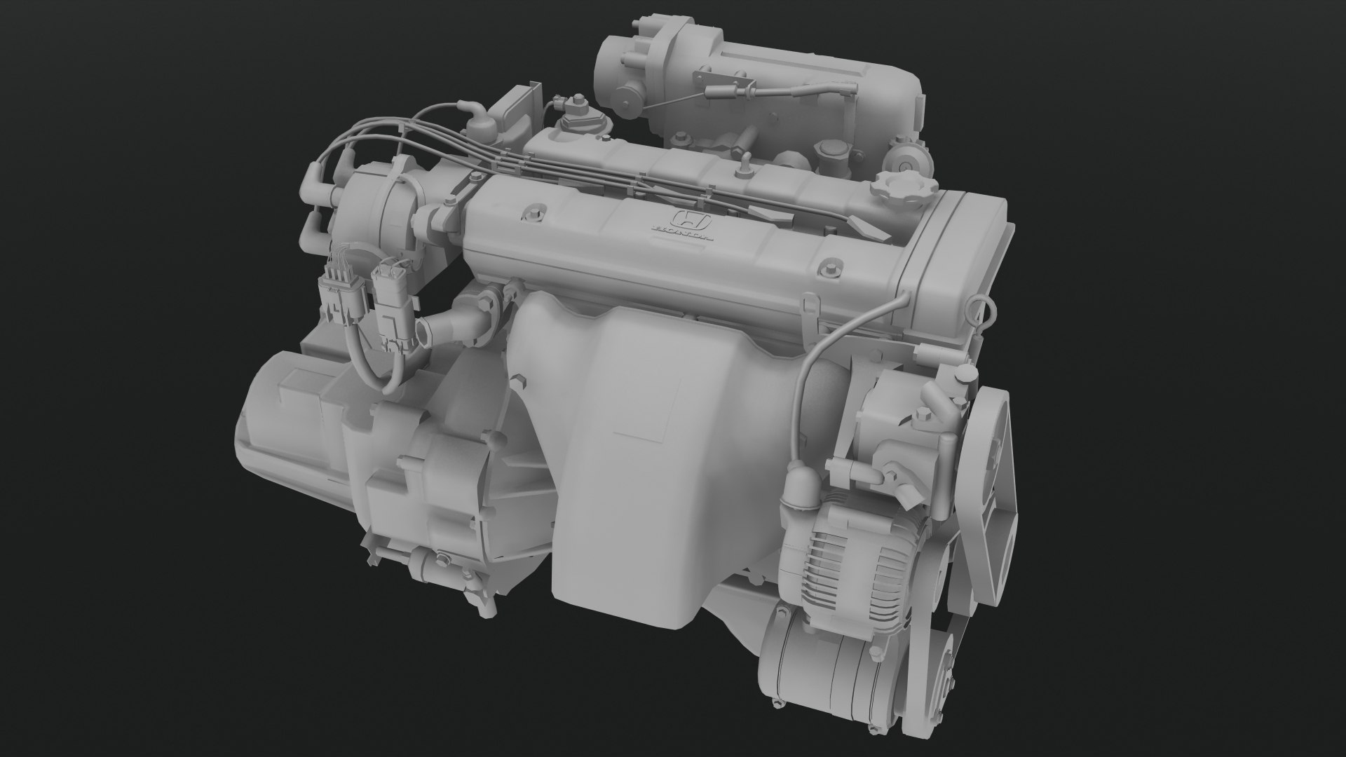 Honda Prelude H23a1 2 3D Model - TurboSquid 1549957