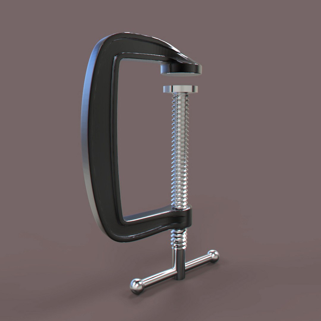 C-clamp printing 3D model - TurboSquid 1553016