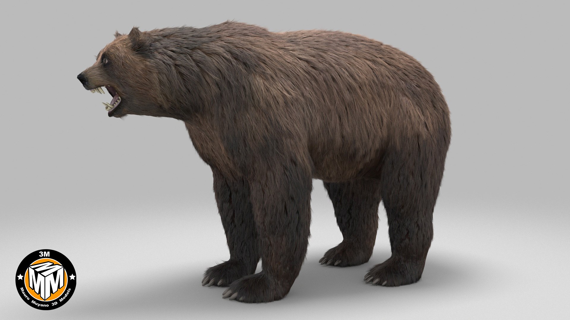 3D Arctotherium Bear - TurboSquid 1286542