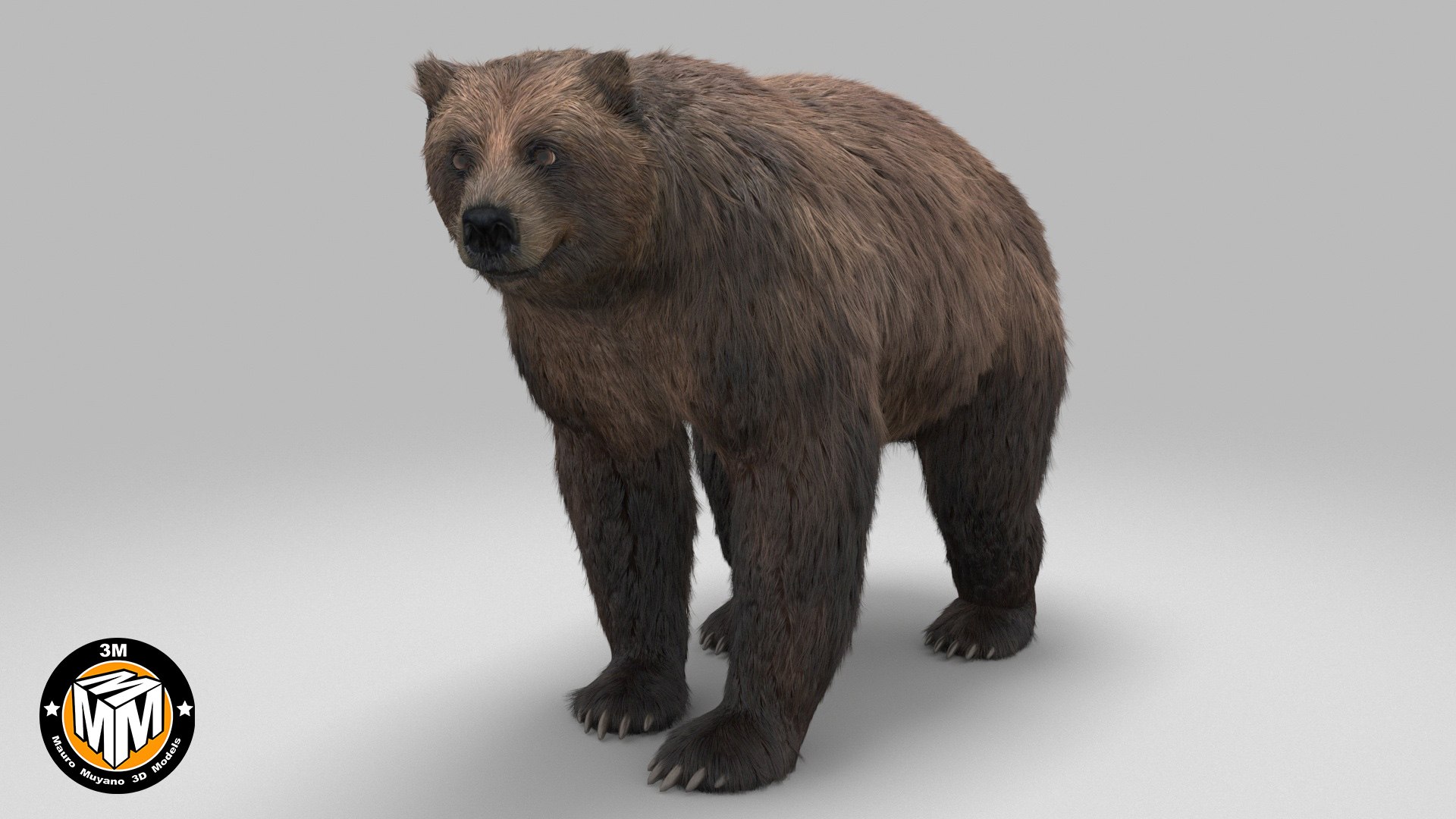 3D Arctotherium Bear - TurboSquid 1286542